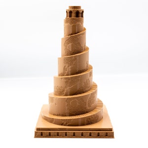The Malwiya Tower Building 3d Printed Model - Mosque of Samarra - Etsy