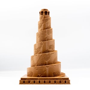 The Malwiya Tower Building 3d Printed Model - Mosque of Samarra - Etsy