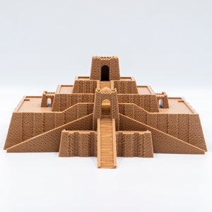 Ziggurat of Ur Model: 3D Printed Ancient Building Miniature - Etsy