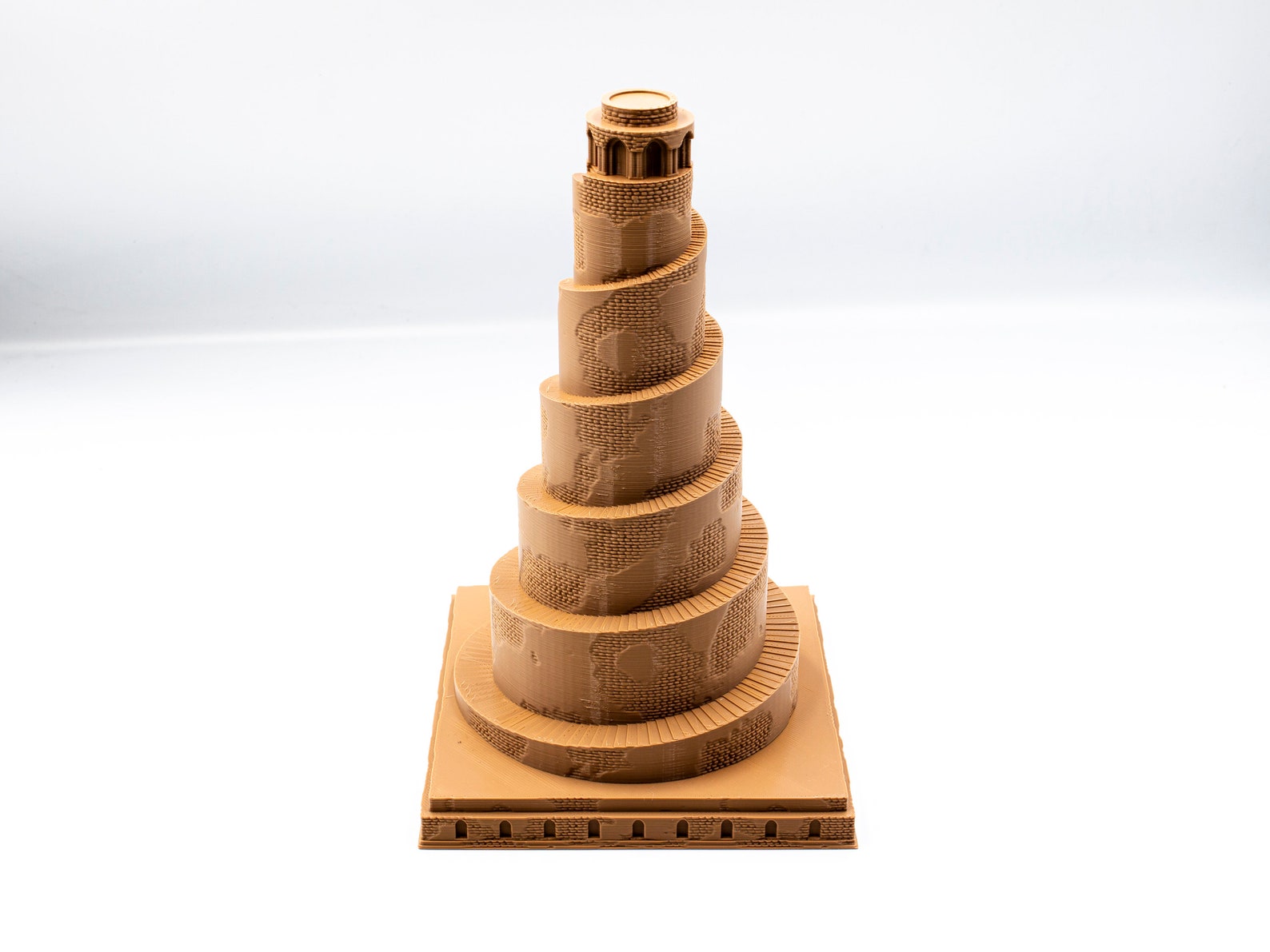 The Malwiya Tower Building 3d Printed Model - Mosque of Samarra - Etsy