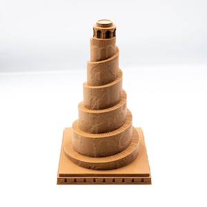 The Malwiya Tower Building 3d Printed Model - Mosque of Samarra - Etsy