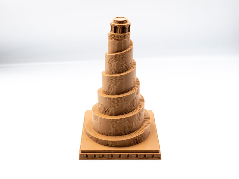The Malwiya Tower Building 3d Printed Model - Mosque of Samarra - Etsy