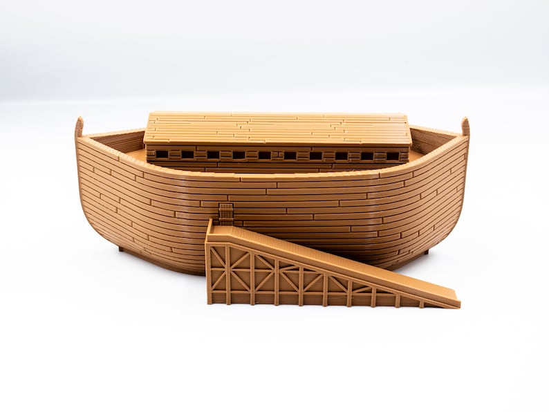 Noah's Ark 3d Printed Ancient Biblical Model - Etsy