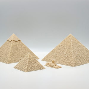 Giza Pyramid Complex Model – Sphinx, Khufu, Khafre, Menkaure - Etsy