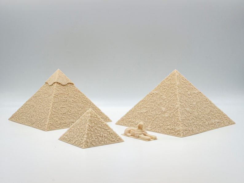 Giza Pyramid Complex Ancient Buildings 3d Printed Model - Etsy