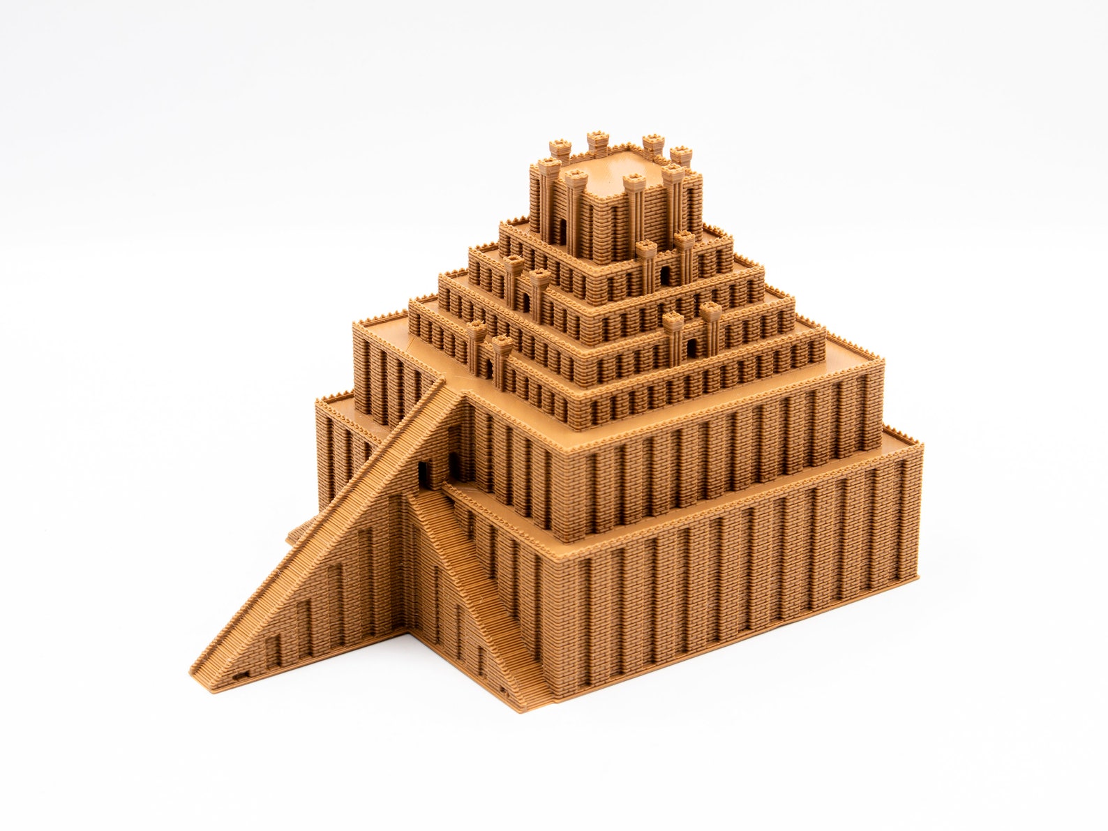 Ziggurat of Marduk Etemenanki 3d Printed Ancient Babylon Temple Model ...