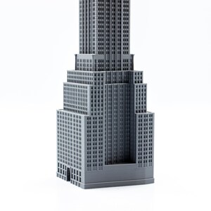 Chrysler Building 3d Printed Architectural Model Skyscraper Miniature ...