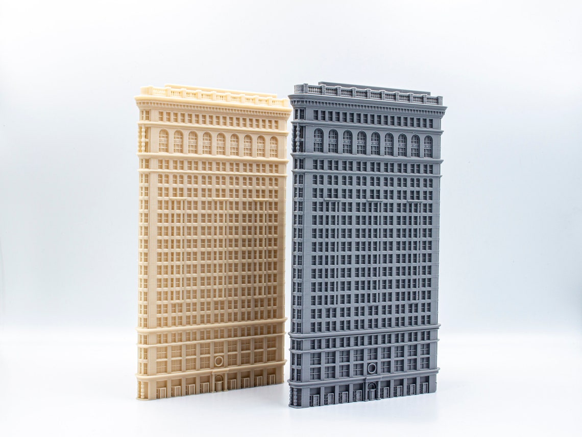 Flatiron Building Architectural 3d Printed Model - Skyscraper New York ...