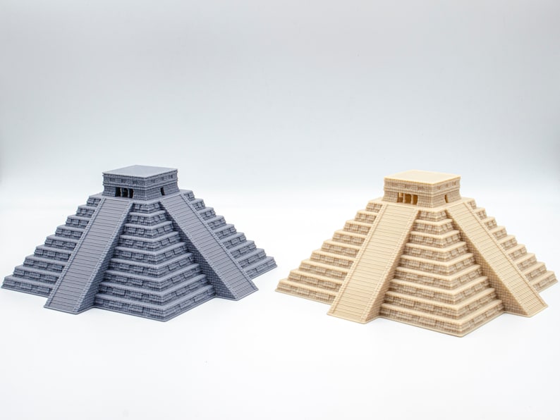 Chichen Itza Mayan Pyramid Temple of Kukulcan 3d Printed - Etsy