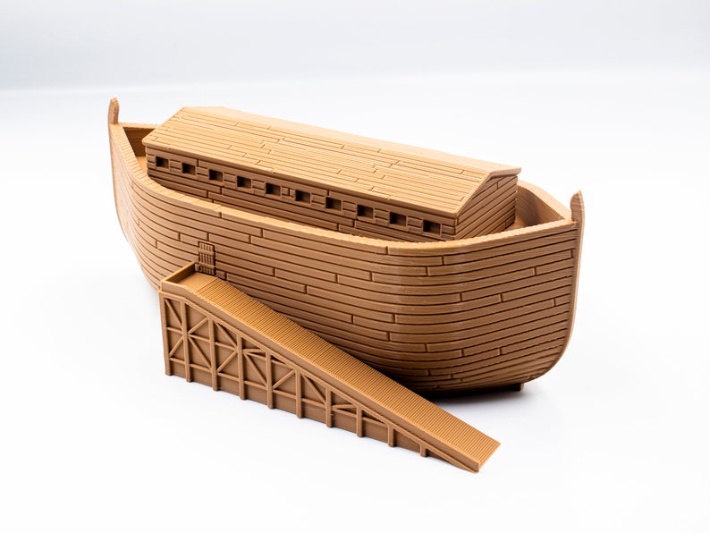 Noahs Ark 3d Printed Ancient Biblical Model - Etsy