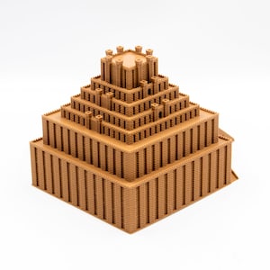 Ziggurat di Marduk Etemenanki modello stampato in 3D dell'antico tempio di Babilonia - Etsy Italia