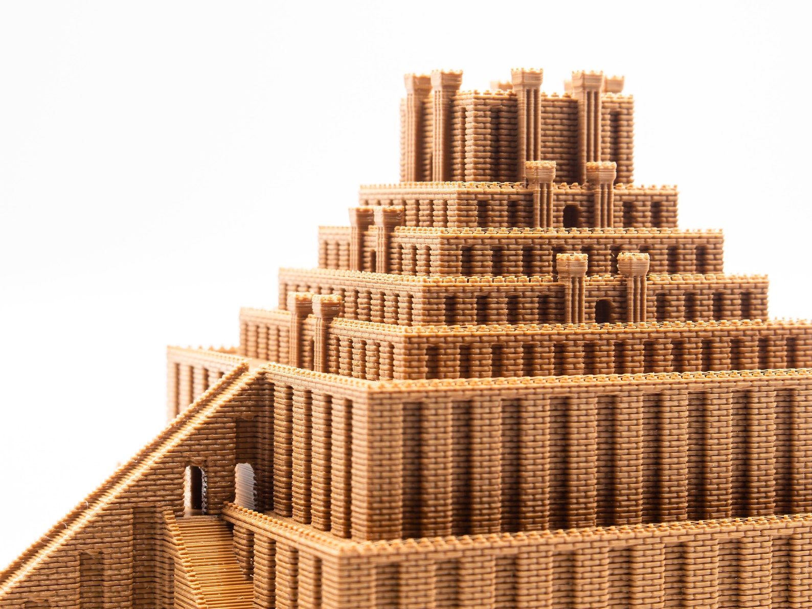 Ziggurat of Marduk Etemenanki 3d Printed Ancient Babylon Temple Model ...