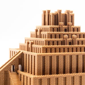 Ziggurat of Marduk Etemenanki 3d Printed Ancient Babylon Temple Model ...