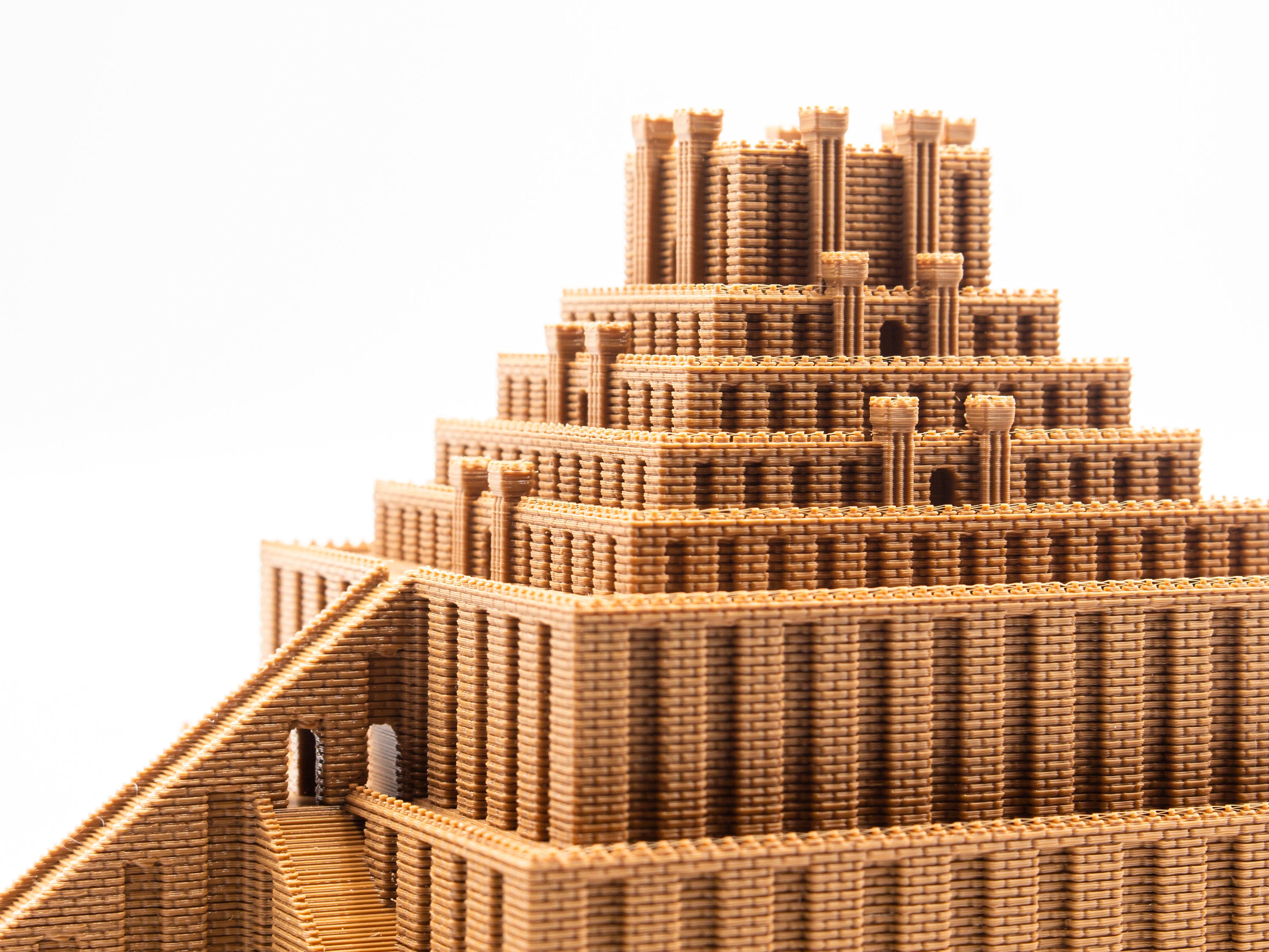 Ziggurat of Marduk Etemenanki 3d Printed Ancient Babylon Temple Model ...