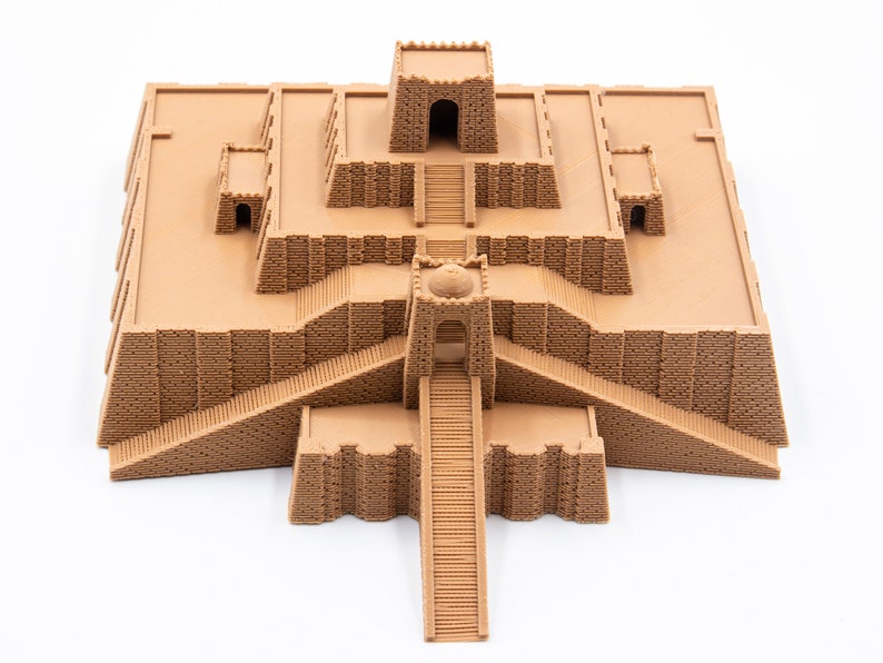The Great Ziggurat of Ur Ancient Building 3d Printed Miniature - Etsy