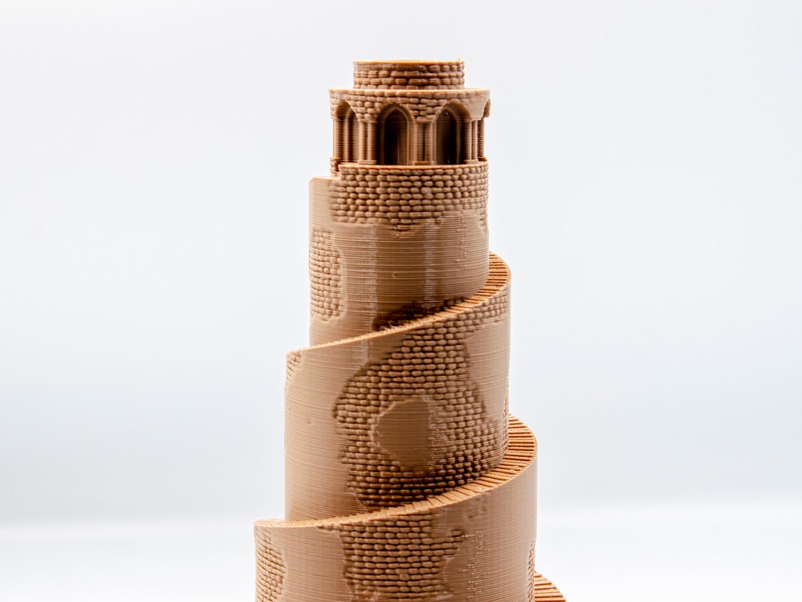 The Malwiya Tower Building 3d Printed Model - Mosque of Samarra - Etsy