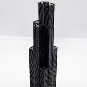 Sears Tower 3d Printed Building Scale Model Willis Tower Architectural ...