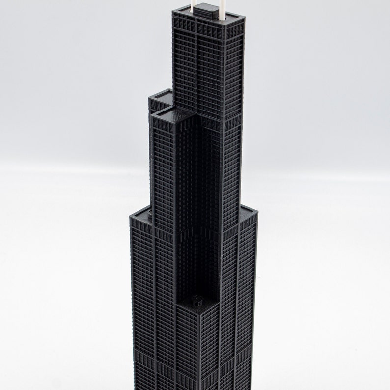 Sears Tower 3d Printed Building Scale Model Willis Tower - Etsy