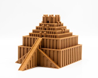 Tower of Babel Ancient Building 3d Printed Model Babylon - Etsy