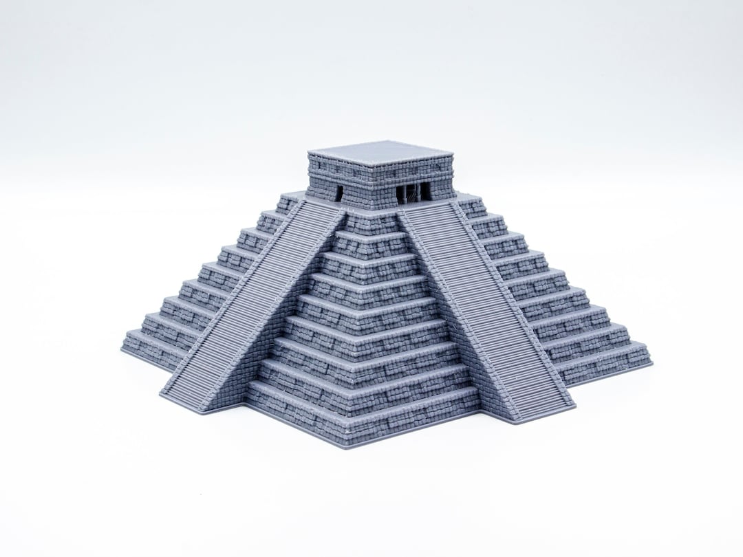 Chichen Itza Mayan Pyramid - Temple of Kukulcan 3d Printed Model - Etsy