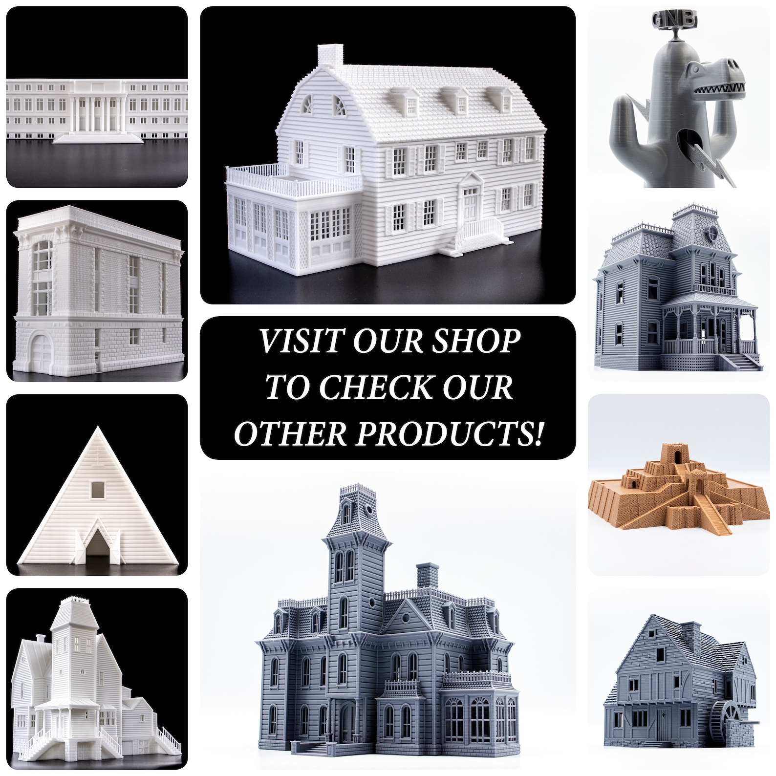 Giza Pyramid Complex Ancient Buildings 3d Printed Model - Etsy