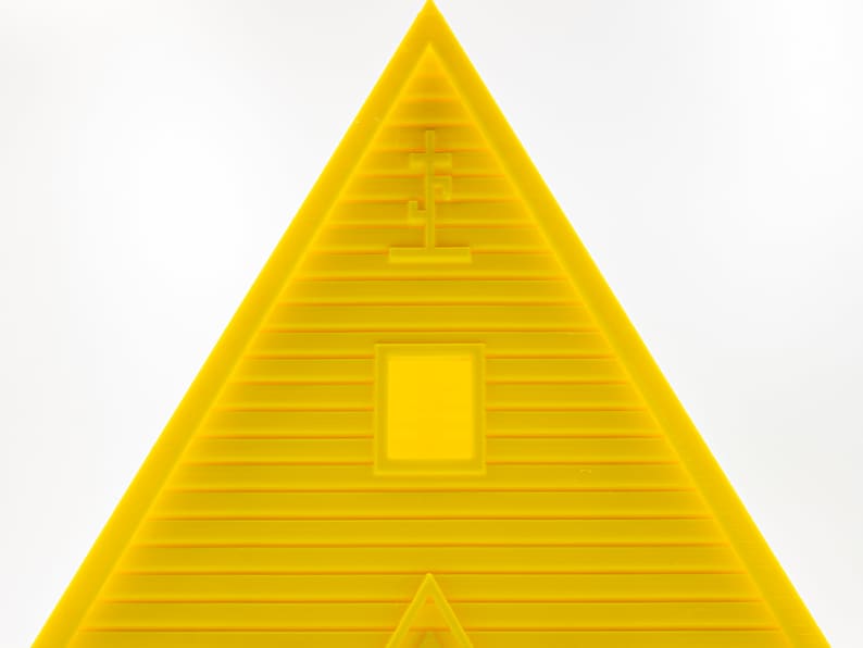 Midsommar Yellow Pyramid Temple 3d Printed Model - Etsy