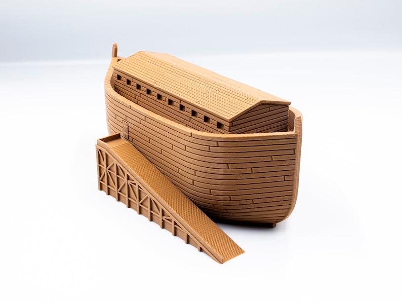 Noahs Ark 3d Printed Ancient Biblical Model - Etsy