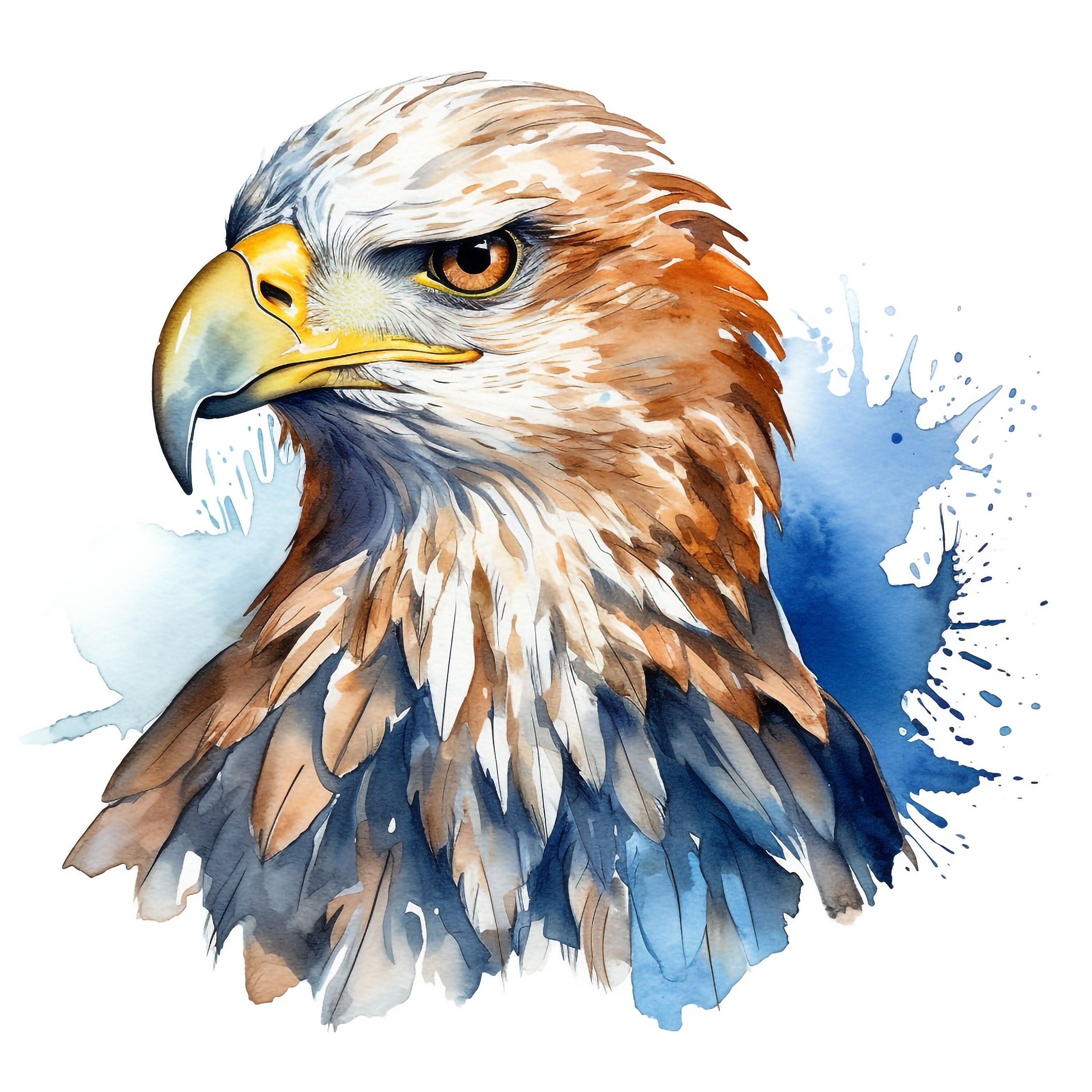 Watercolor Eagle Clipart 10 Digital Clipart Bundle High Quality Images ...