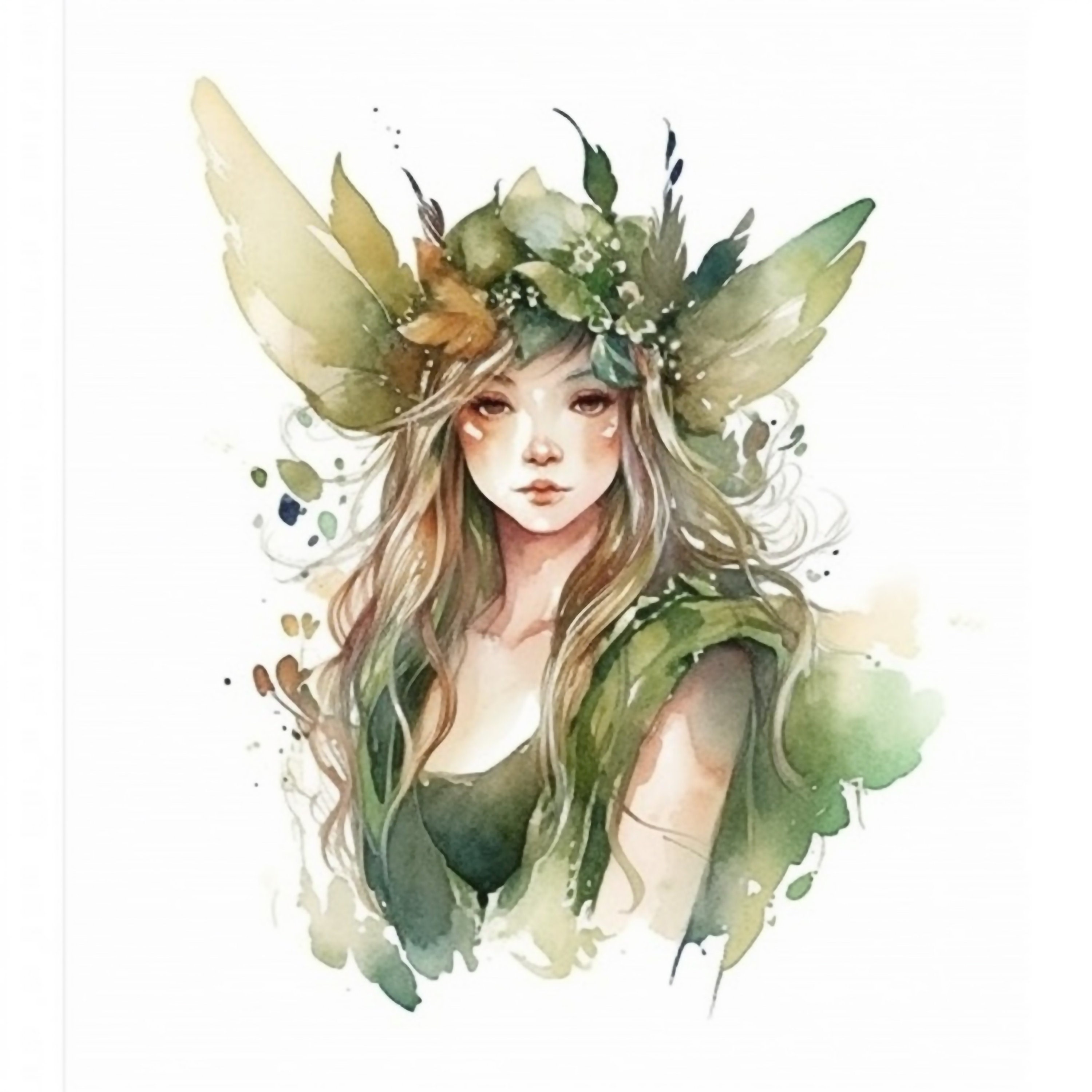 Watercolor Forest Fairy Clipart Set of 10 High Quality Jpgs - Etsy