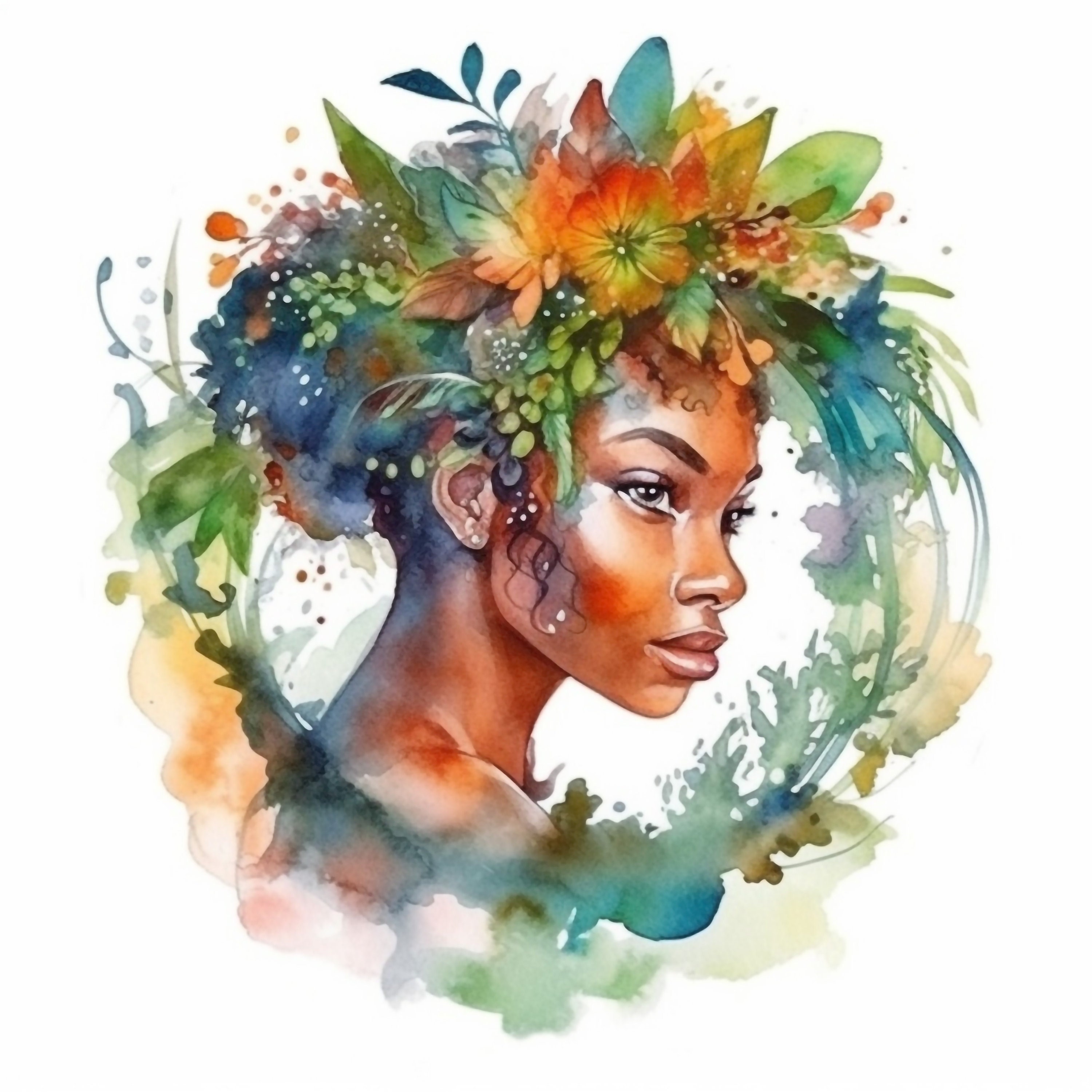 Watercolor Forest Fairy Clipart Set of 10 High Quality Jpgs Digital ...