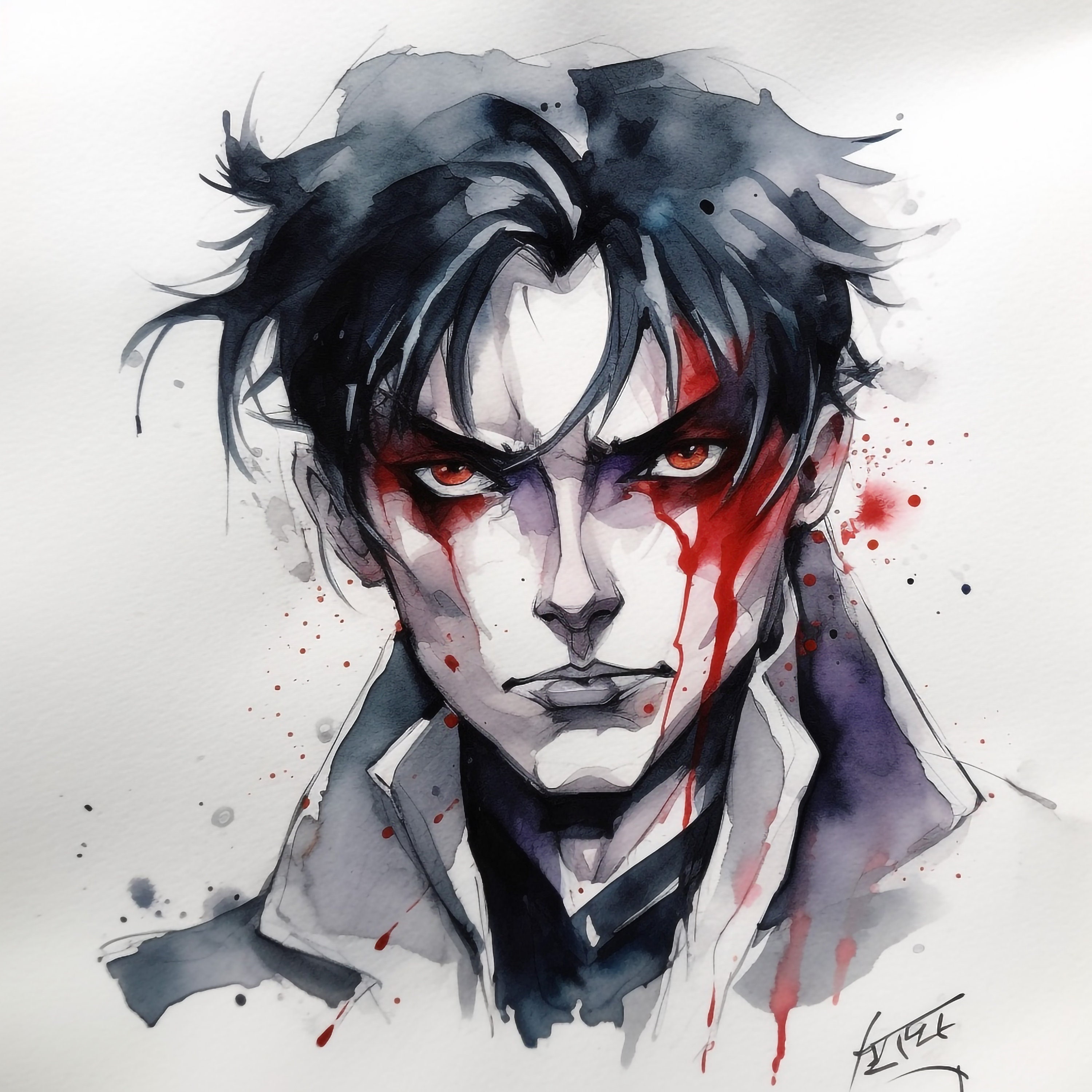 Watercolor Vampire Clipart 10 Digital Clipart Bundle High Quality ...