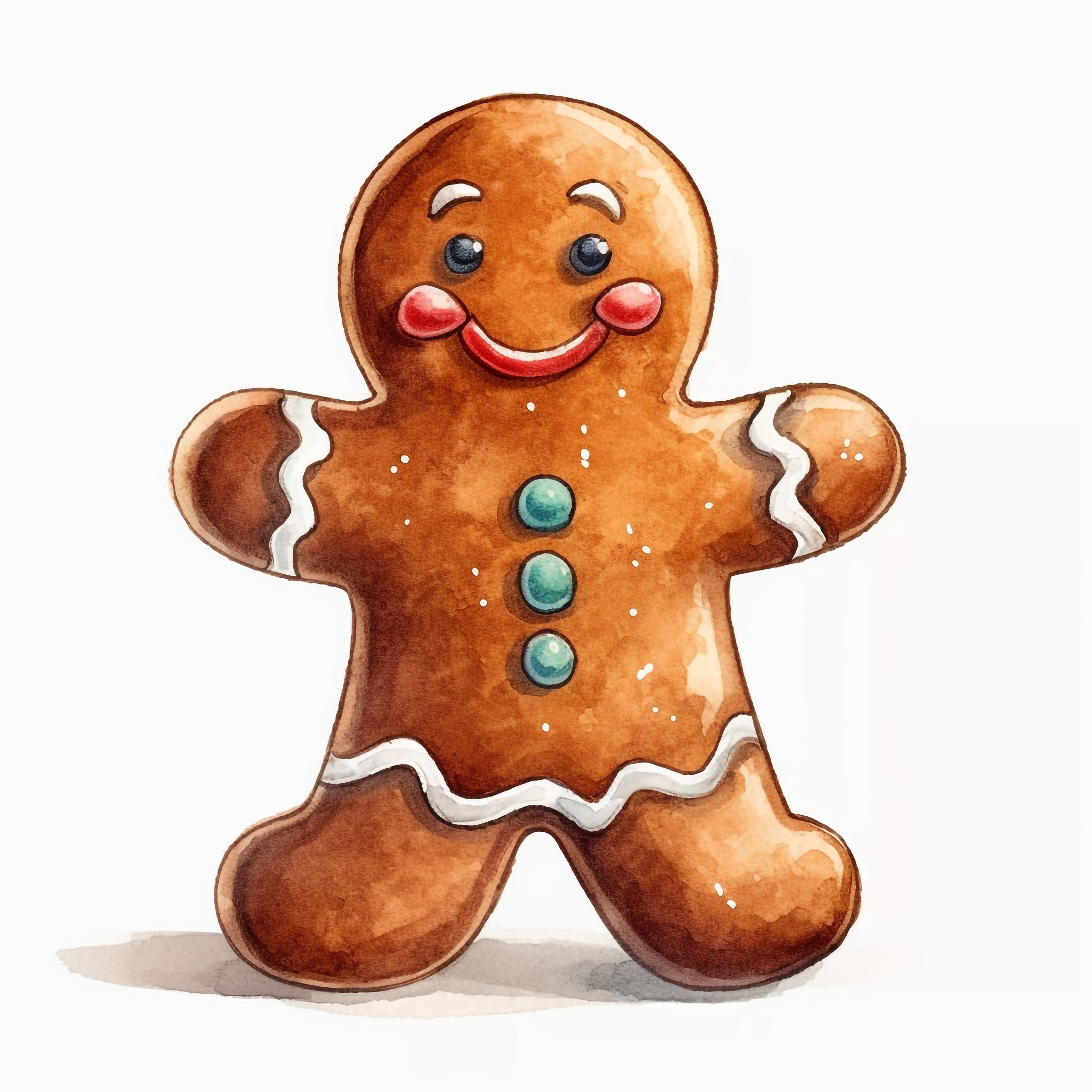 Aquarell Lebkuchen 10 digitale Clipart Bundle hochwertige Bilder ...