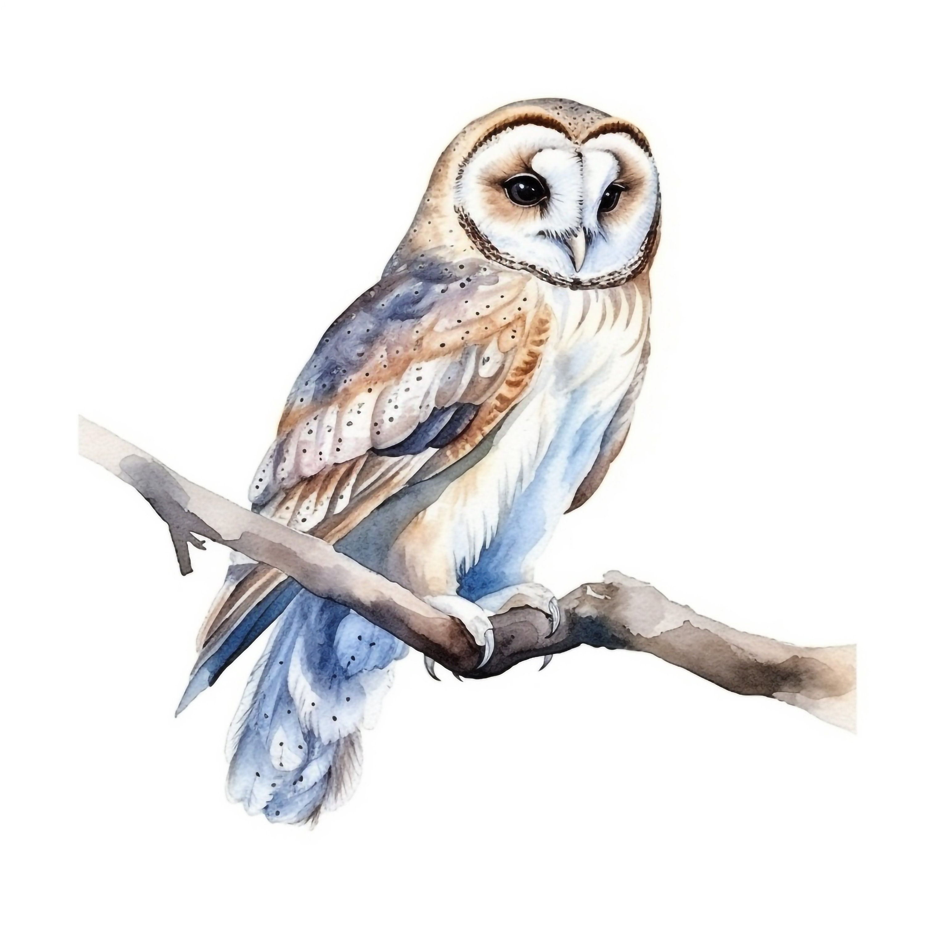 Watercolor Owl 10 Digital Clipart Bundle High Quality - Etsy