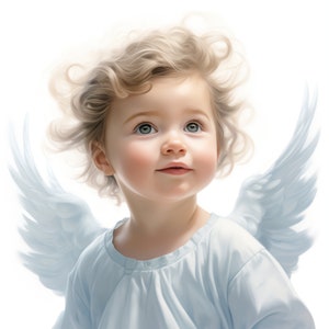 Watercolor Baby Angels - 10 Digital Clipart Bundle - High Quality ...
