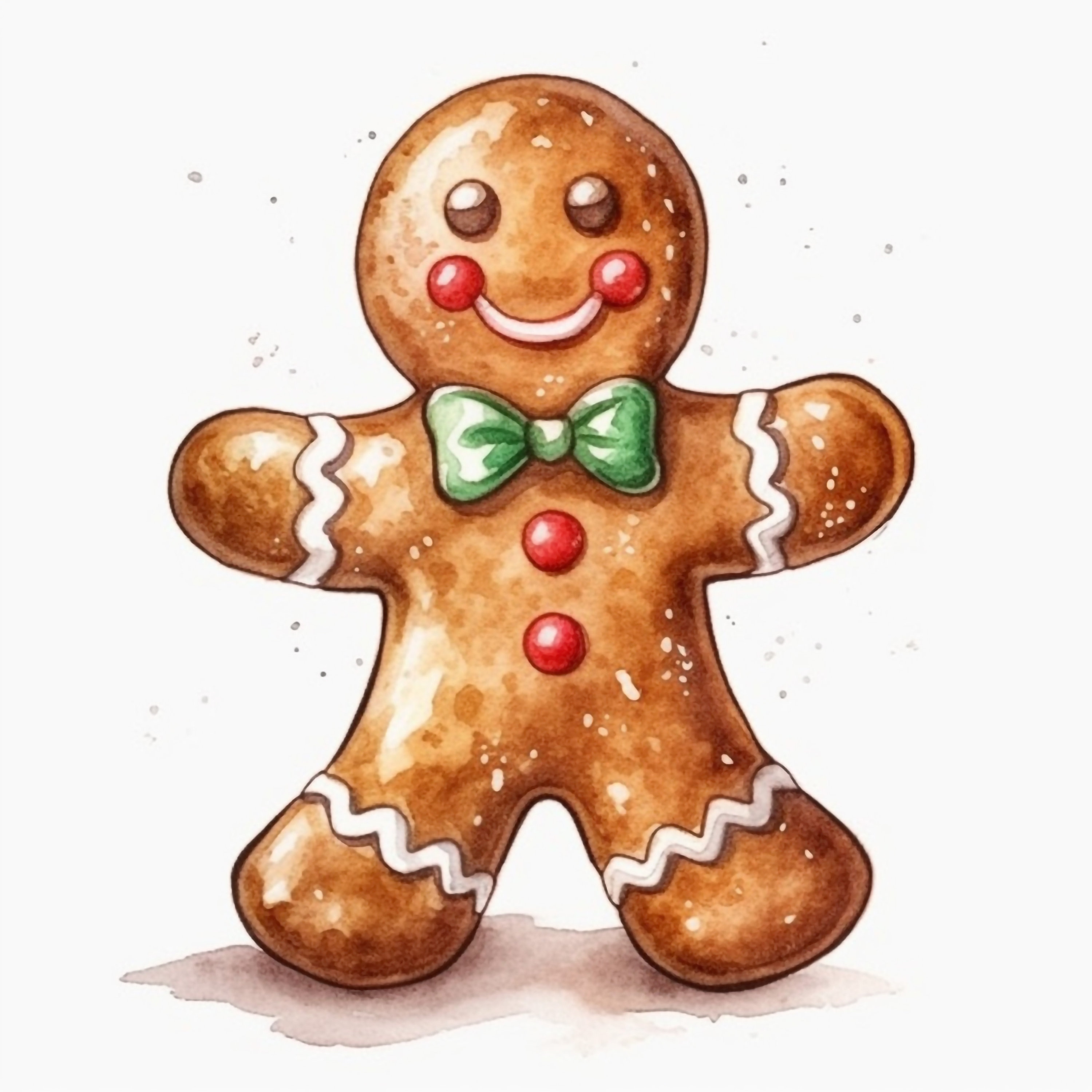 Aquarell Lebkuchen 10 digitale Clipart Bundle hochwertige Bilder ...