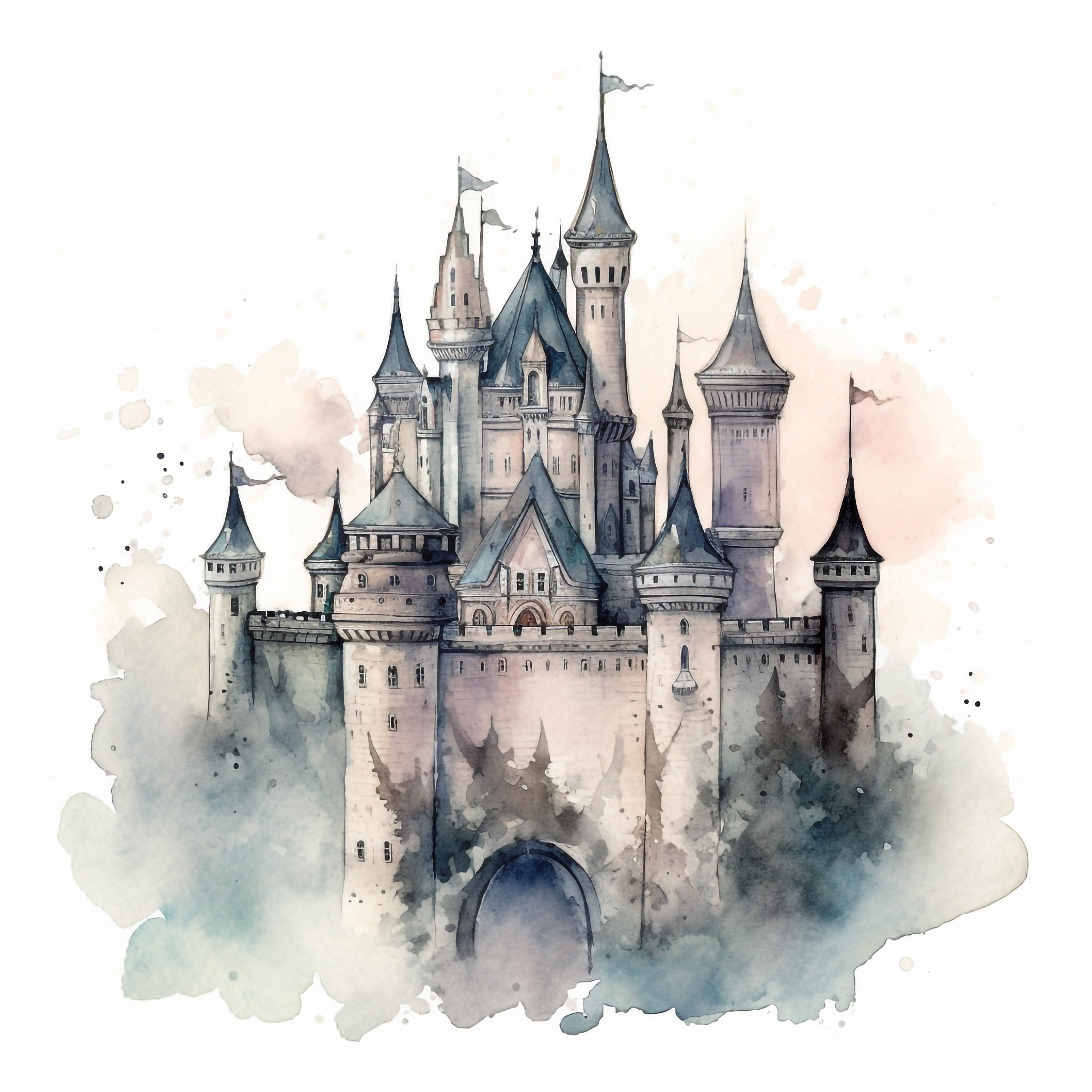 Princess Castle Clipart 10 Digital Clipart Bundle High Quality Images ...