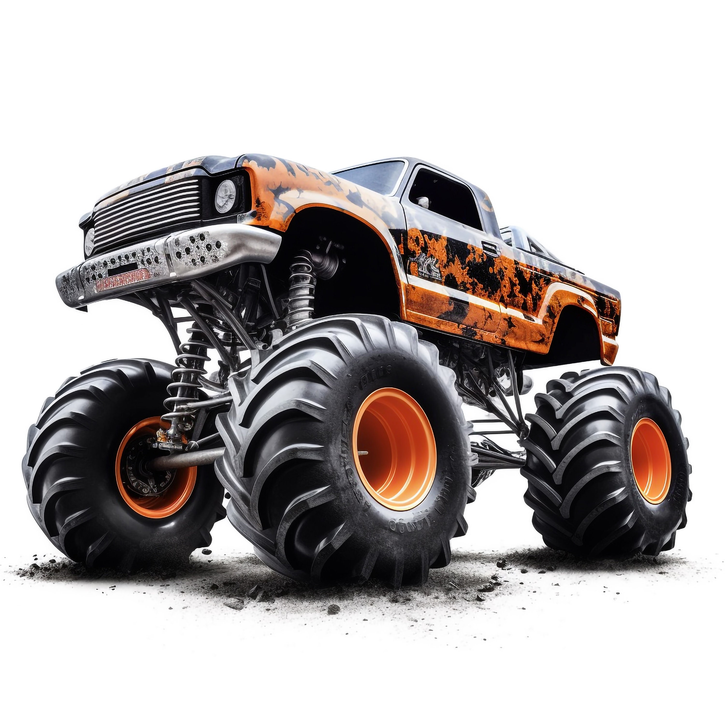 Monster Truck Clipart 10 High Quality Images Digital - Etsy