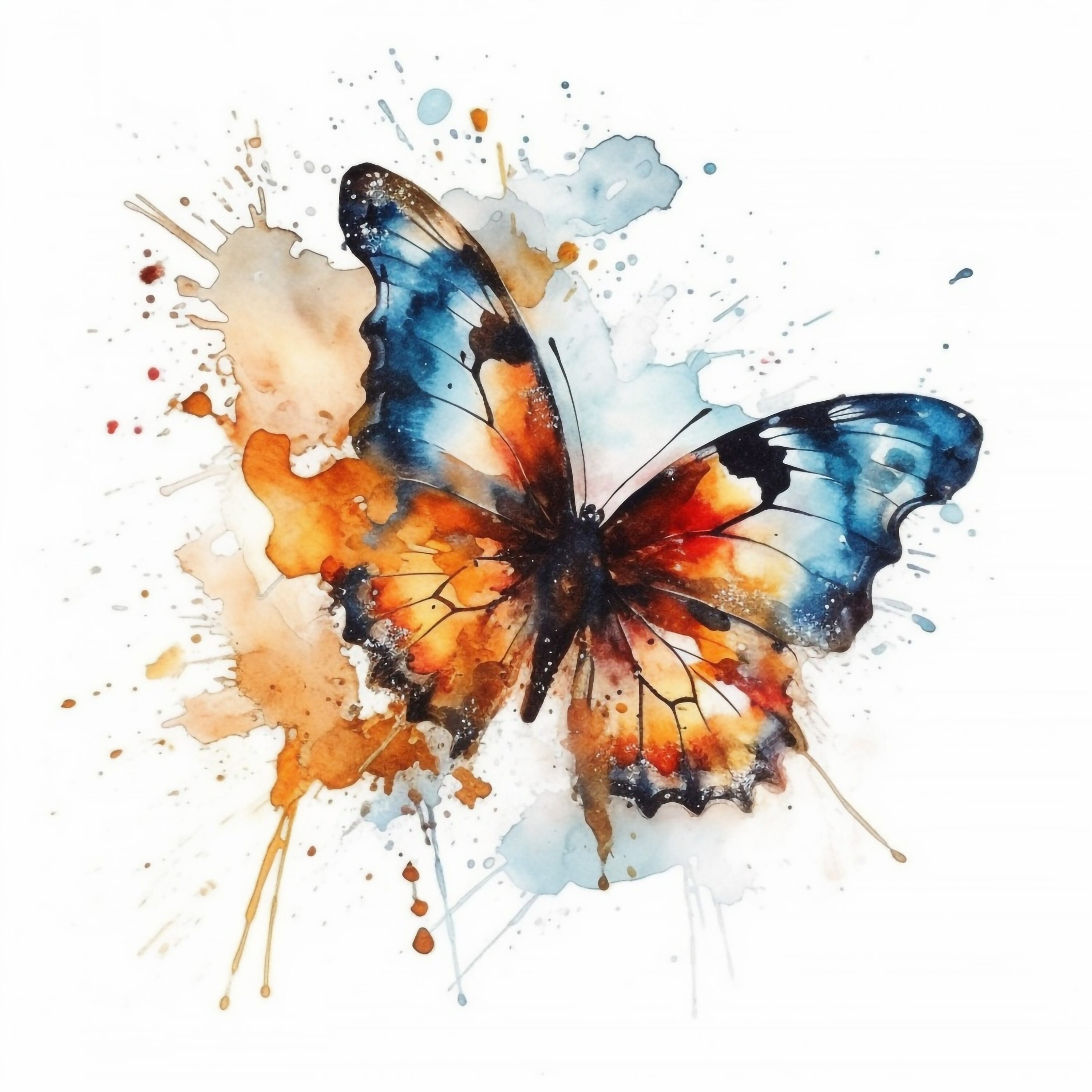 Watercolor Butterfly Clipart Set of 10 High Quality Jpgs - Etsy