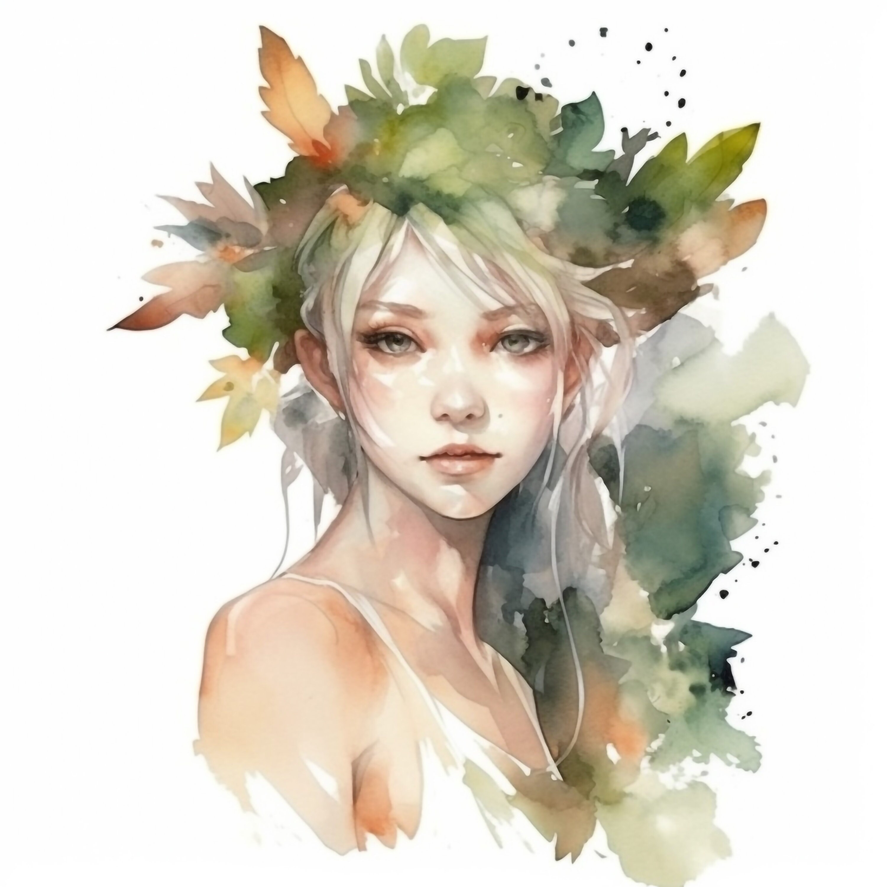 Watercolor Forest Fairy Clipart Set of 10 High Quality Jpgs - Etsy