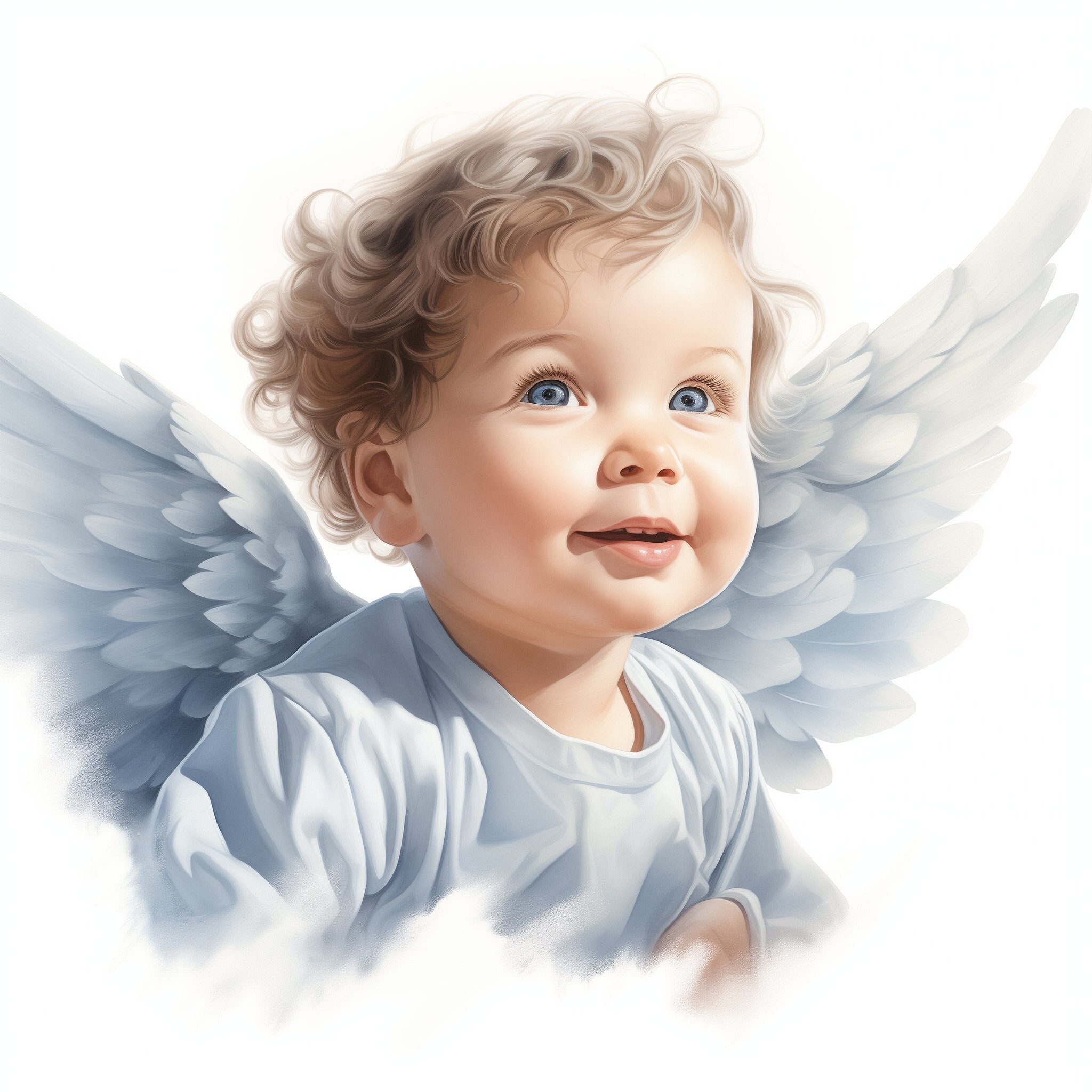 Watercolor Baby Angels 10 Digital Clipart Bundle High Quality Images ...