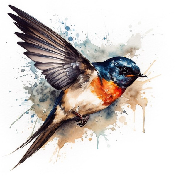 Swallow - Etsy