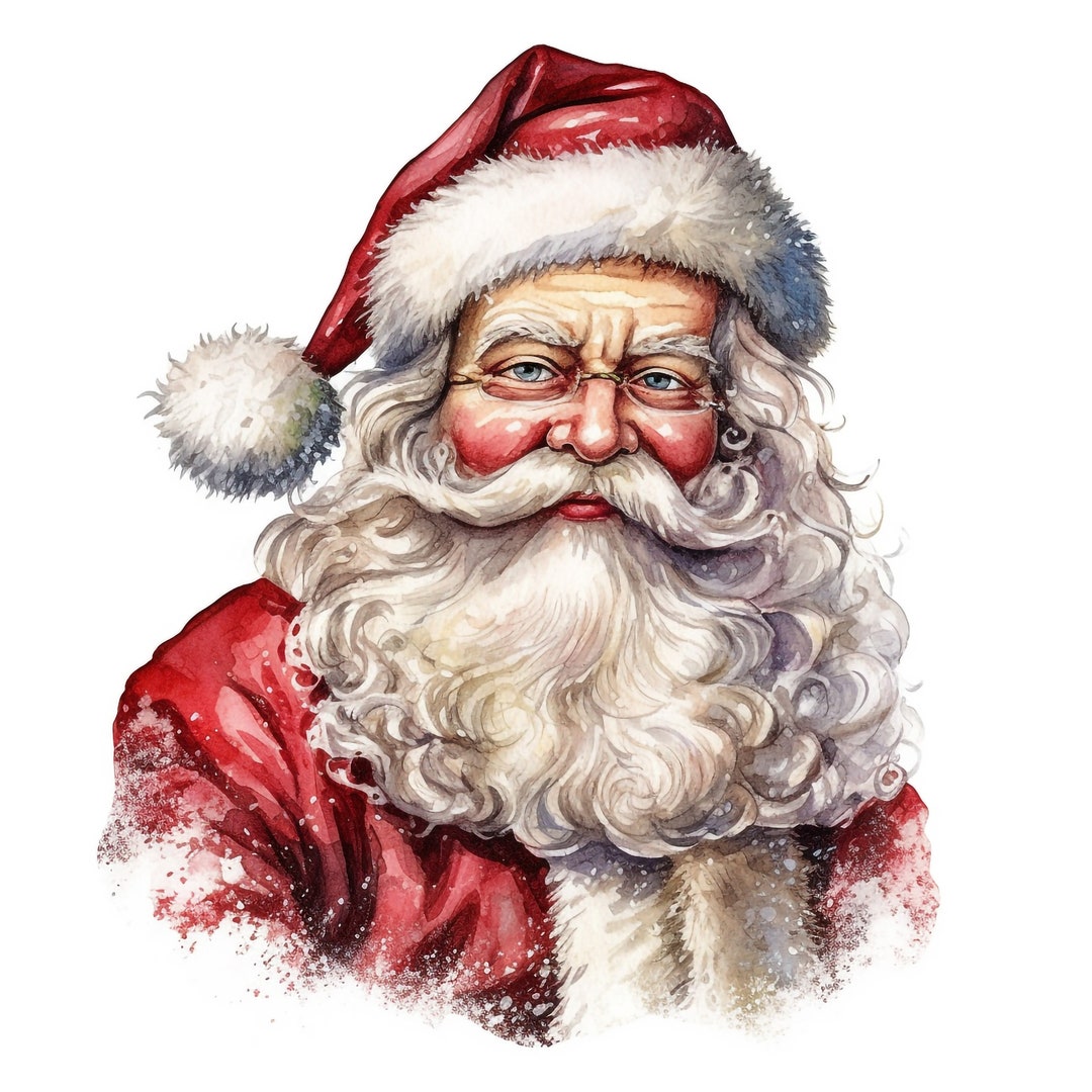 Santa Claus Clipart - 10 Digital Clipart Bundle - High Quality Images ...