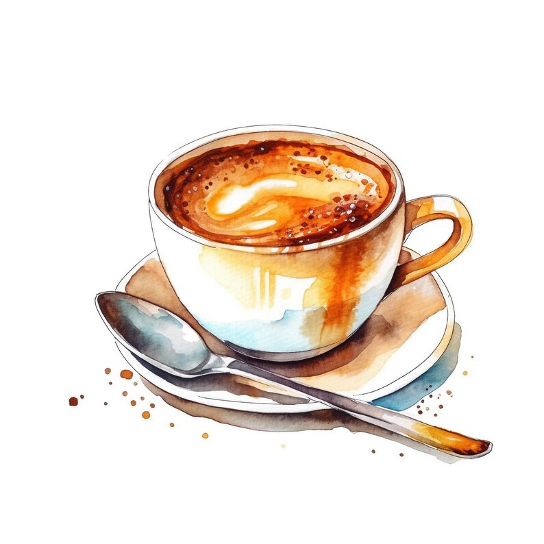 Coffee Cup Clipart Set of 10 Digital Clipart Bundle High Quality Images , Printable Art , Jpegs ...