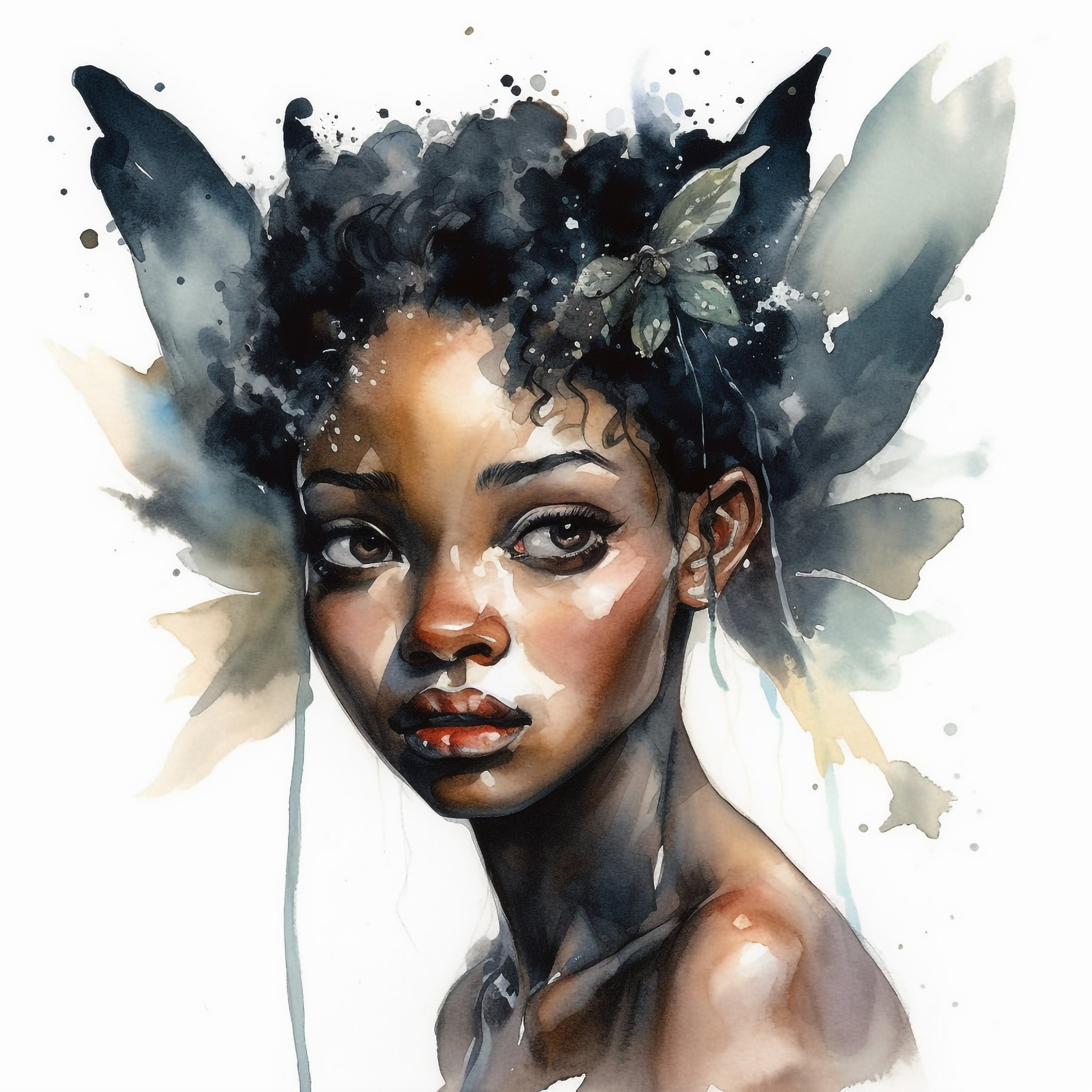 Watercolor Forest Fairy Clipart Set of 10 High Quality Jpgs Digital ...