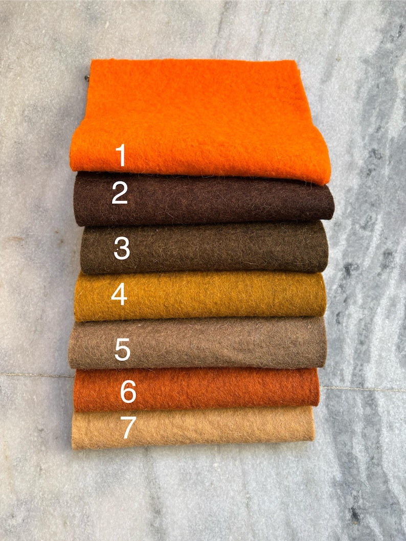 3mm Wool Felt Sheet – Thick Pure Wool Felt for Crafts, High-quality ...