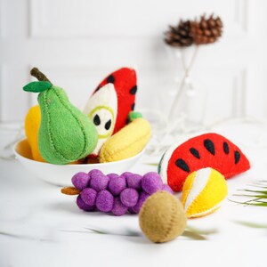 Felt Fruits Summer Fruits, Fruit Salad, Fruit Basket for Home Kitchen ...