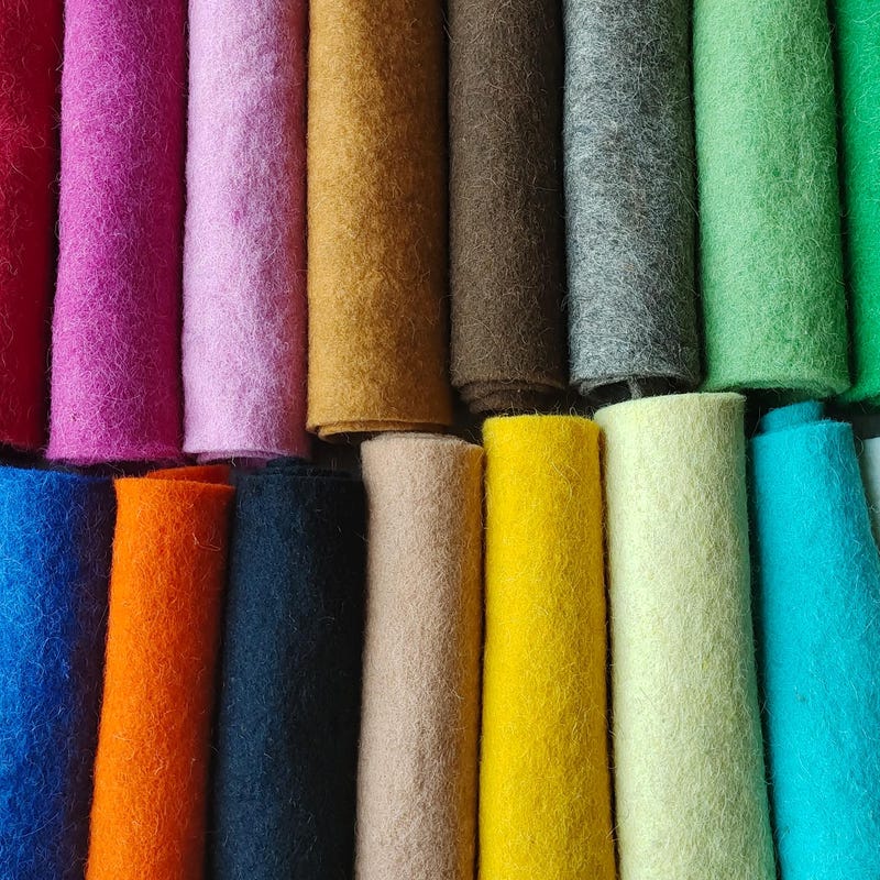 Wool Blend Felt Sheets - Etsy