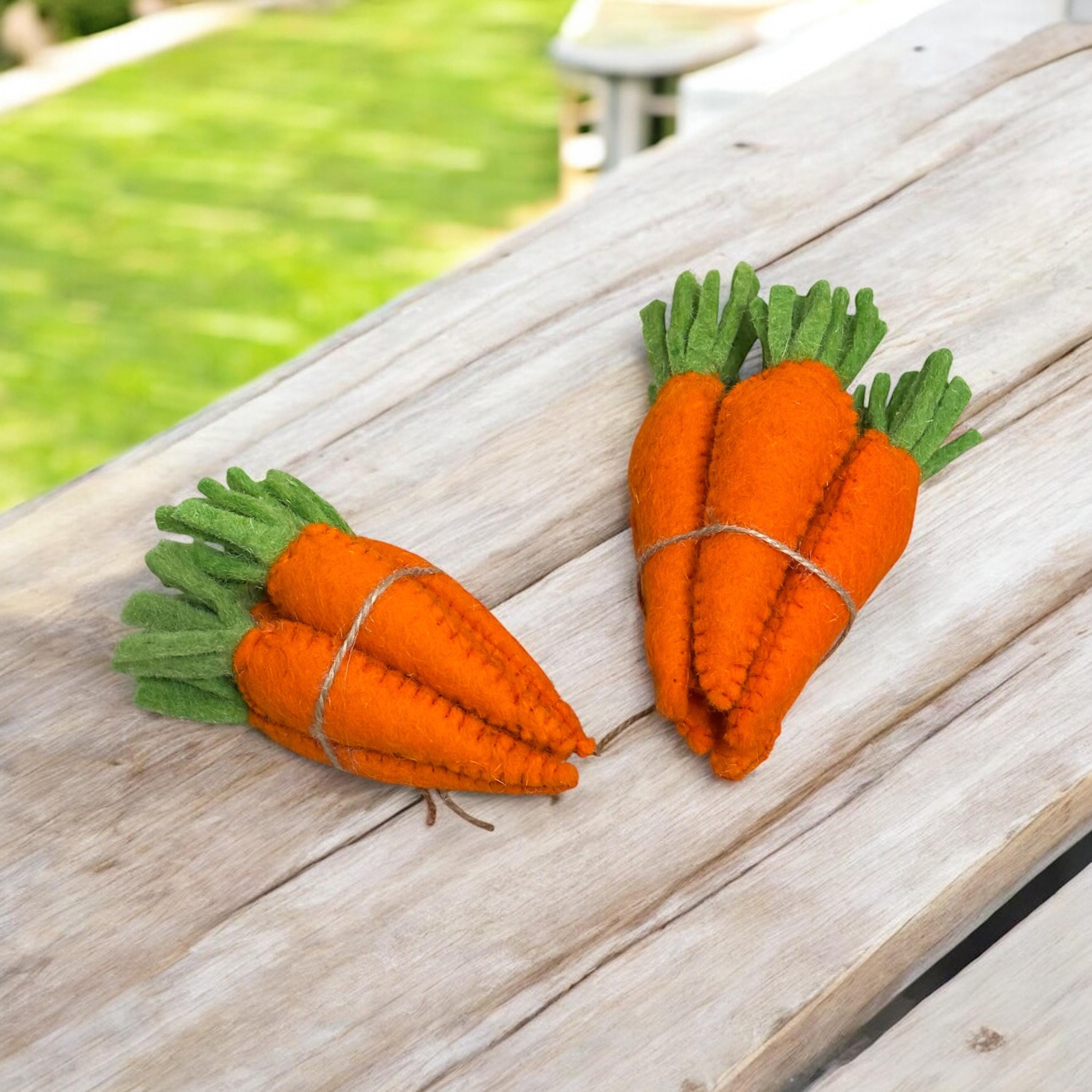 Handmade Wool Felt Easter Carrots: Spring Bowl Fillers - Etsy