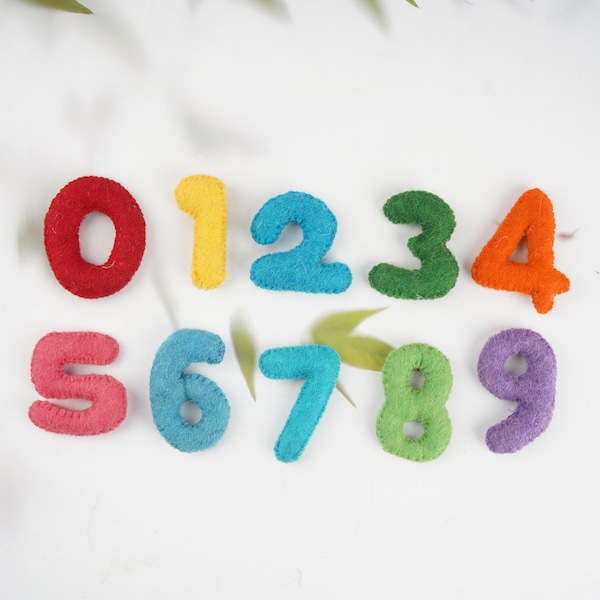Felt Numbers - Etsy