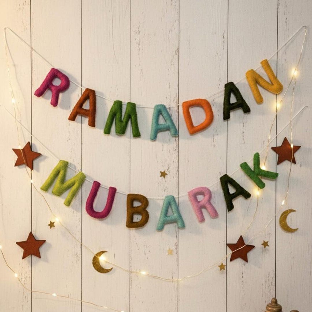 Ramadan Mubarak Decor | Islamic Home Decoration | Thoughtful Family ...